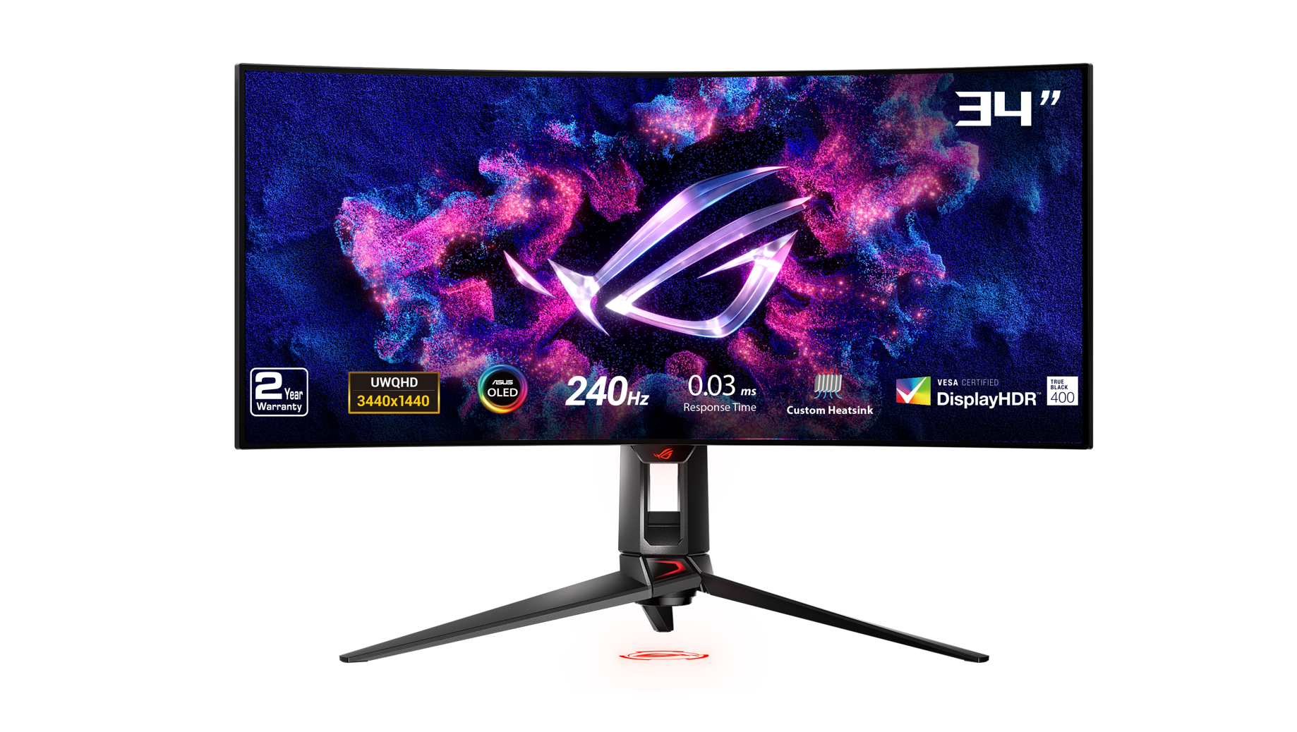 Ultimate Gaming Monitor: ASUS 34-inch 240Hz OLED Curved - Run Around Tech