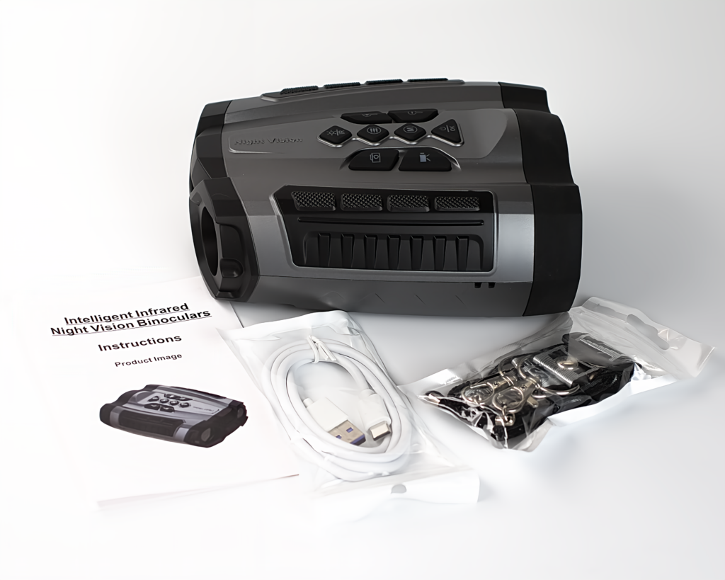 Use the JHdril Full-Color 4K Binoculars for Enhanced Night Vision - Run ...