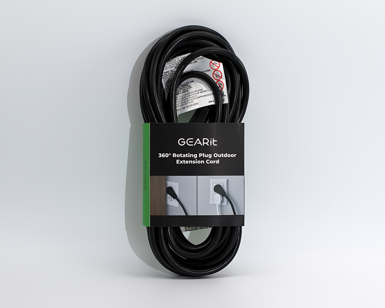 GEARit 25-ft Rotating Extension Cord Review - Run Around Tech