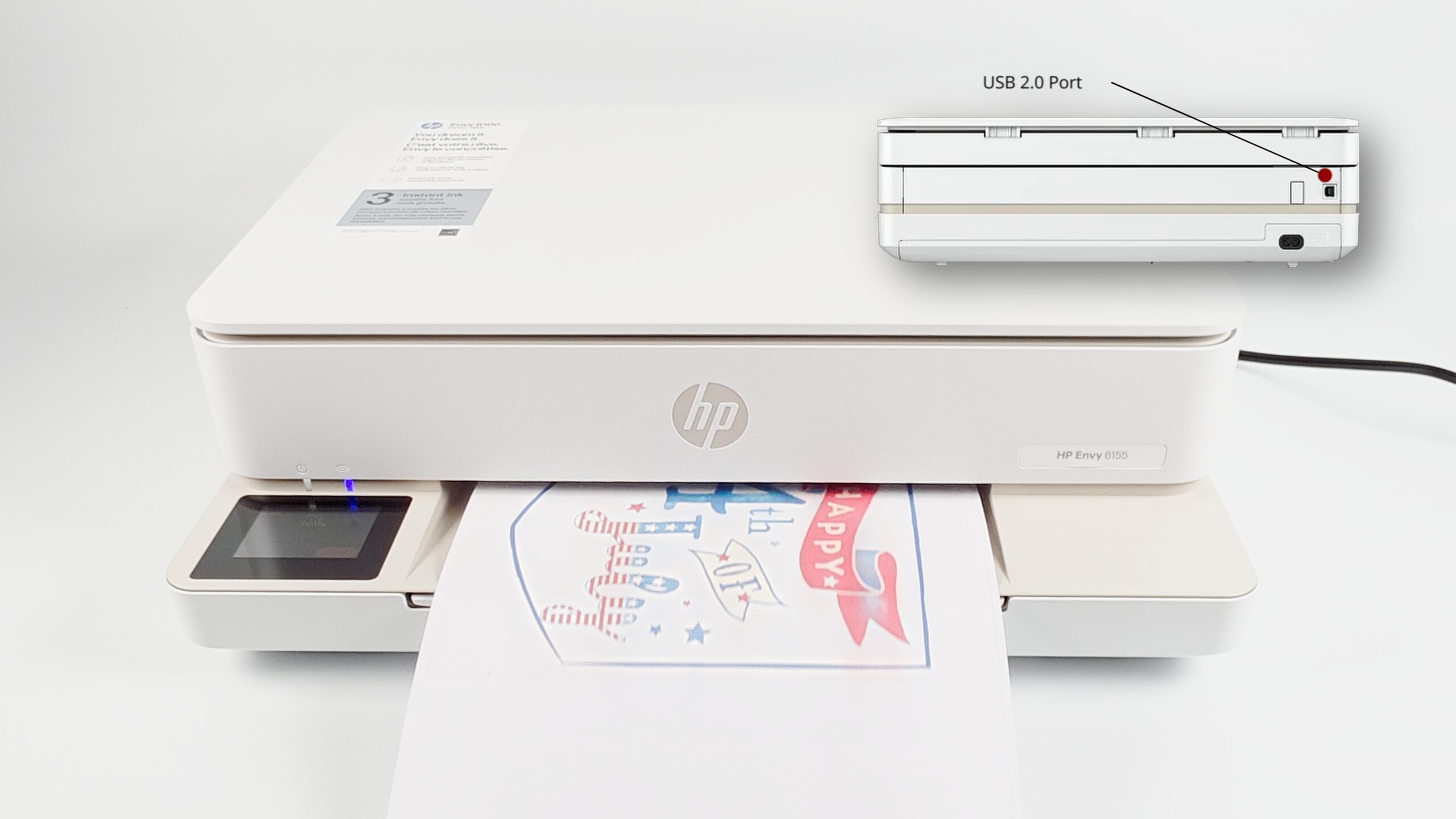 The HP Envy 6155 Wireless All-in-One Inkjet Printer Review - Run Around ...